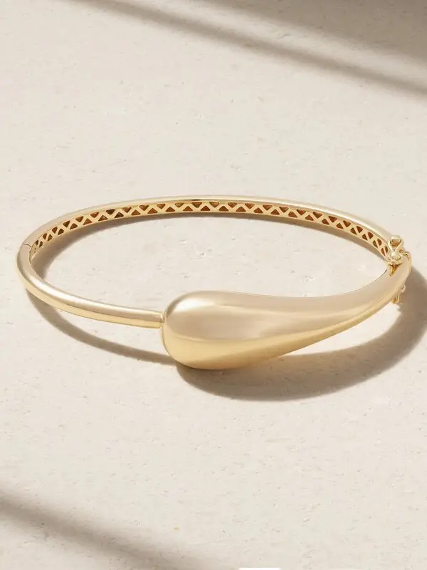 Mateo 14-karat Agua Bangle - Gold