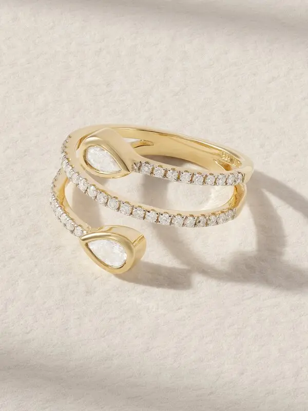 Mateo 14-karat Diamond Ring - Gold
