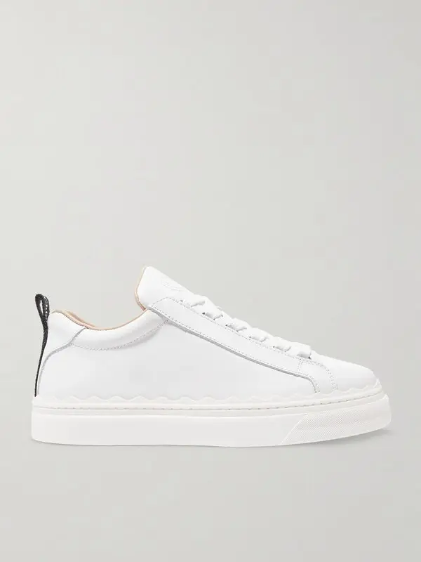 Chloé Net Sustain Lauren Leather Sneakers