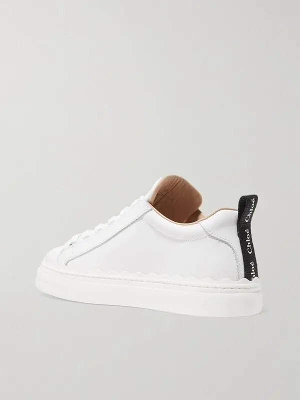 Chloé Net Sustain Lauren Leather Sneakers