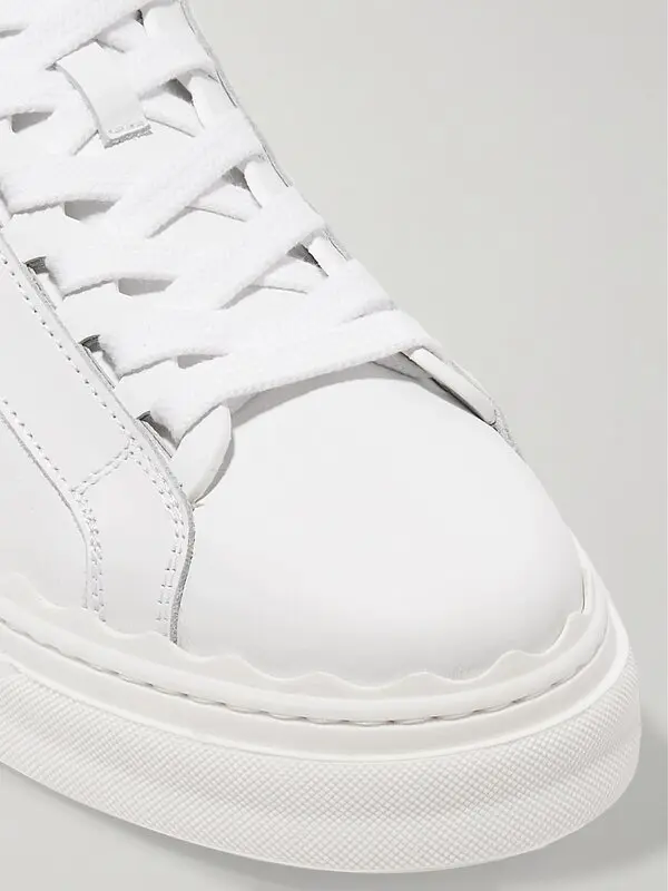 Chloé Net Sustain Lauren Leather Sneakers
