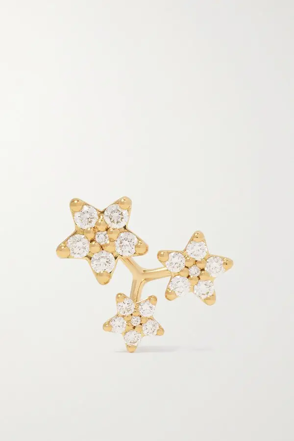 OLE LYNGGAARD COPENHAGEN Shooting Stars 18-karat Diamond Single Earring - Gold