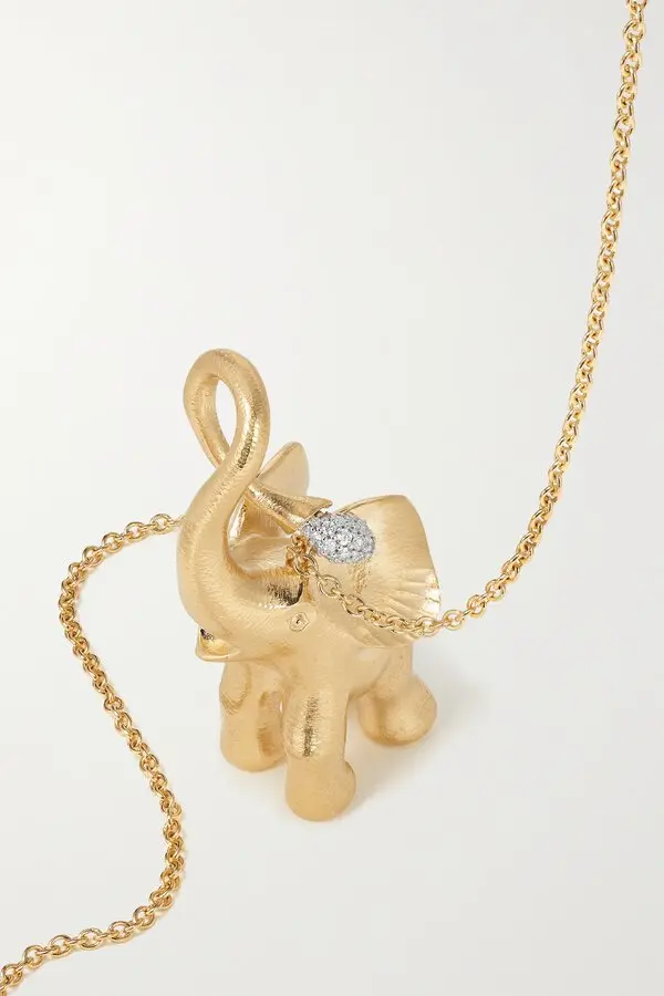 OLE LYNGGAARD COPENHAGEN My Little World 18-karat Diamond Necklace - Gold