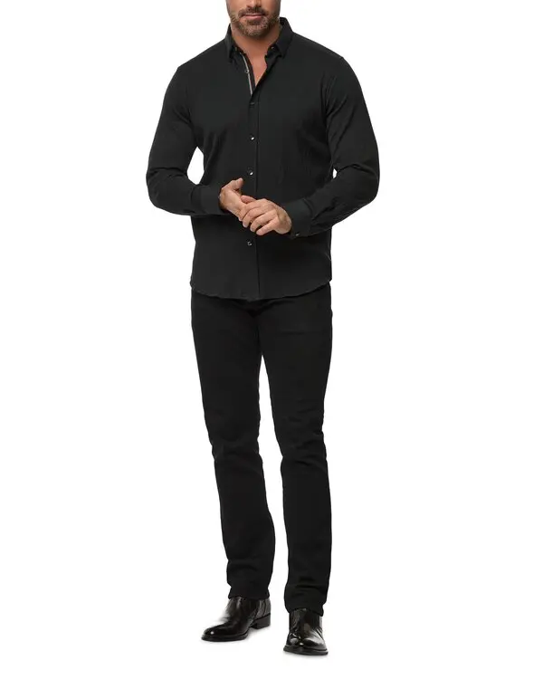 Robert Graham Hammond Button Down Textured Shirt - Black
