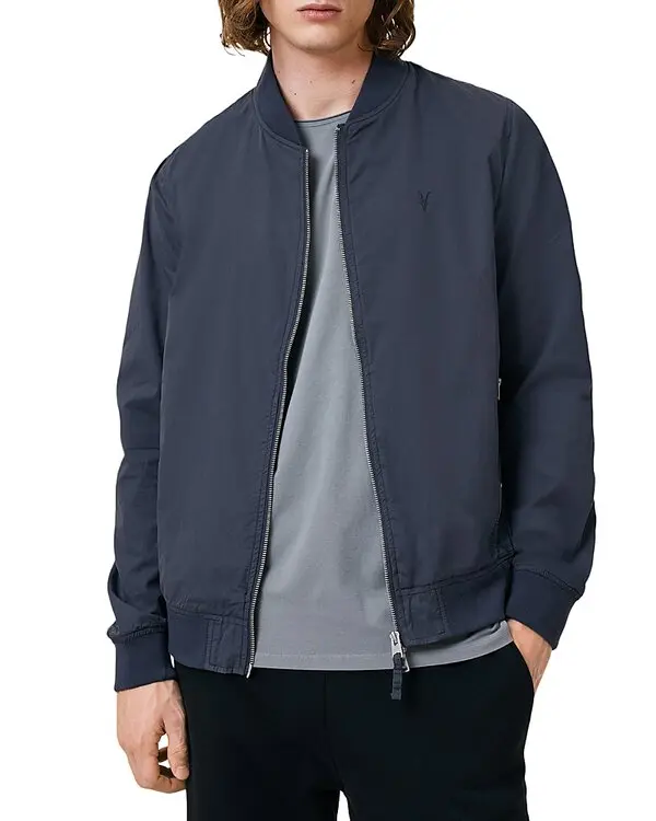 ALLSAINTS Bassett Bomber Jacket - Command Blue
