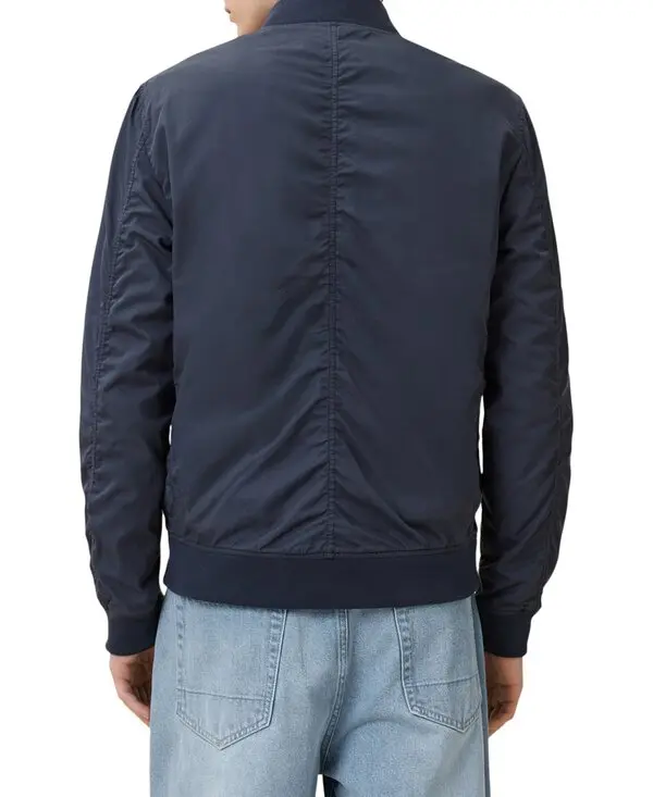 ALLSAINTS Bassett Bomber Jacket - Command Blue
