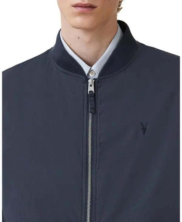 ALLSAINTS Bassett Bomber Jacket - Command Blue