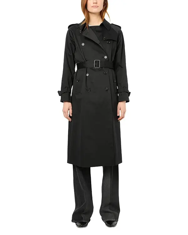 Gerard Darel Serge Trench Coat - Black