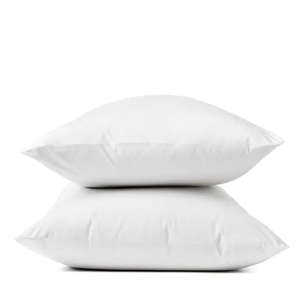 COYUCHI Refined Percale King Pillowcase, Pair - Alpine White