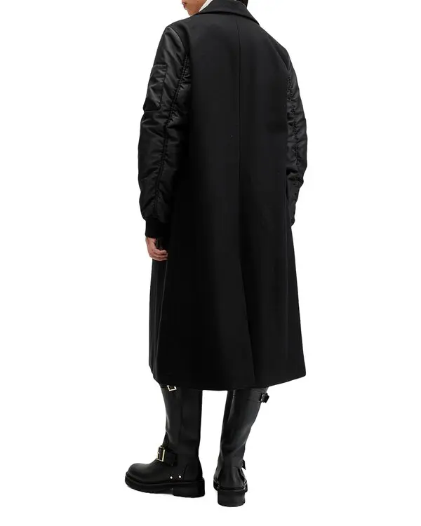 ALLSAINTS Paulah Oversized Coat - Black