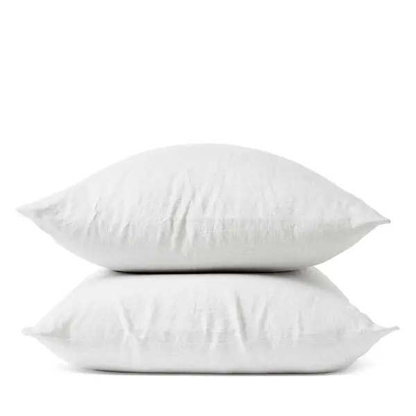 COYUCHI Relaxed Linen King Pillowcases, Set Of 2 - White