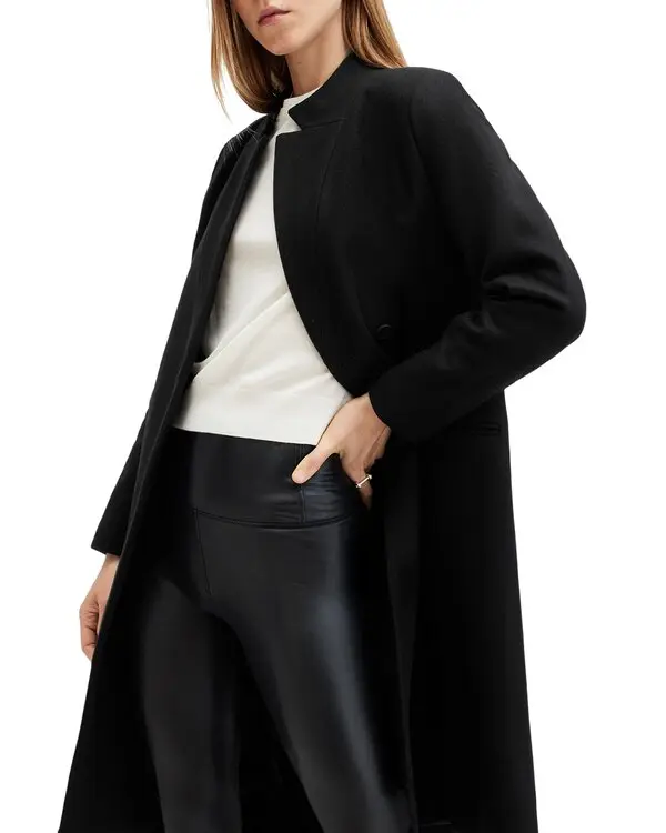 ALLSAINTS Sidney Wool Cashmere Blend Tailored Coat