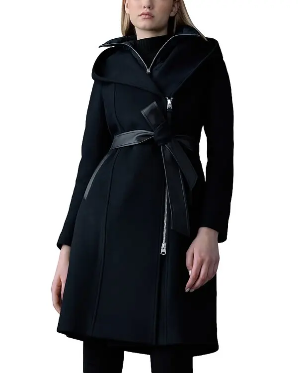 Mackage Shia 2-in-1 Wool Coat - Black