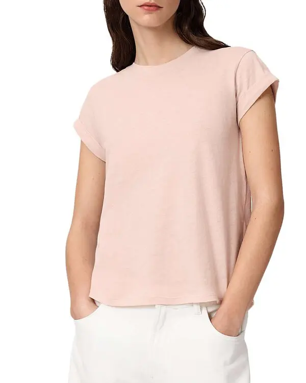 ALLSAINTS Anna Cotton Tee - Crystal Pink
