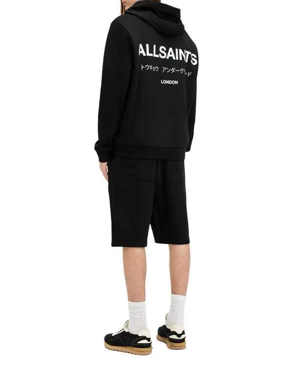 ALLSAINTS Underground Drawstring Shorts - Jet Black