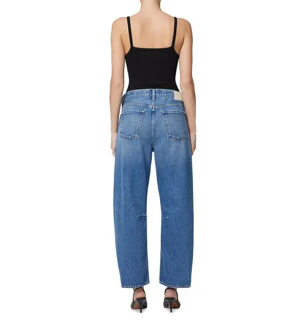 Citizens Of Humanity Miro High-rise Ankle Barrel Jeans - Pacifica