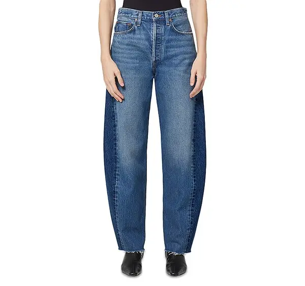 AGOLDE Luna High Rise Tapered Jeans - Split