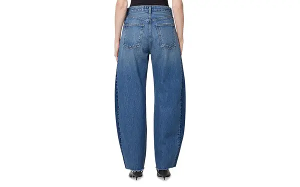 AGOLDE Luna High Rise Tapered Jeans - Split