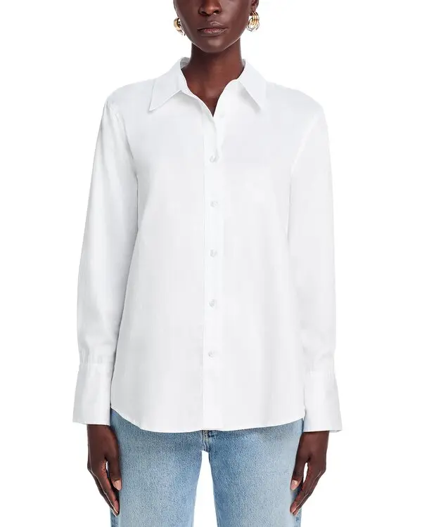 French Connection Alexis Cotton Shirt - Linen White
