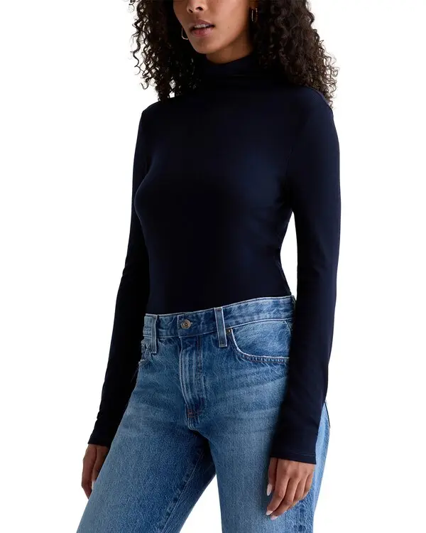 Ag The Chels Long Sleeve Turtleneck - Deep Trenches