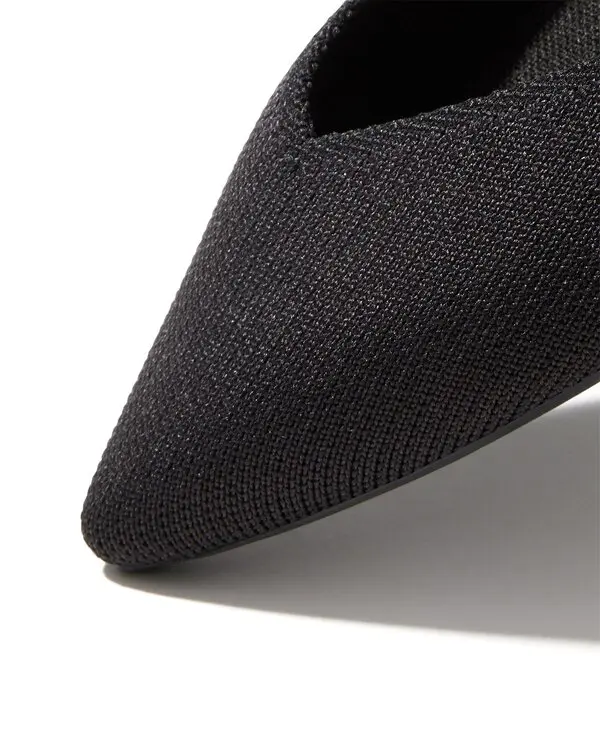 Rothy's The Point Ii Flats - Black