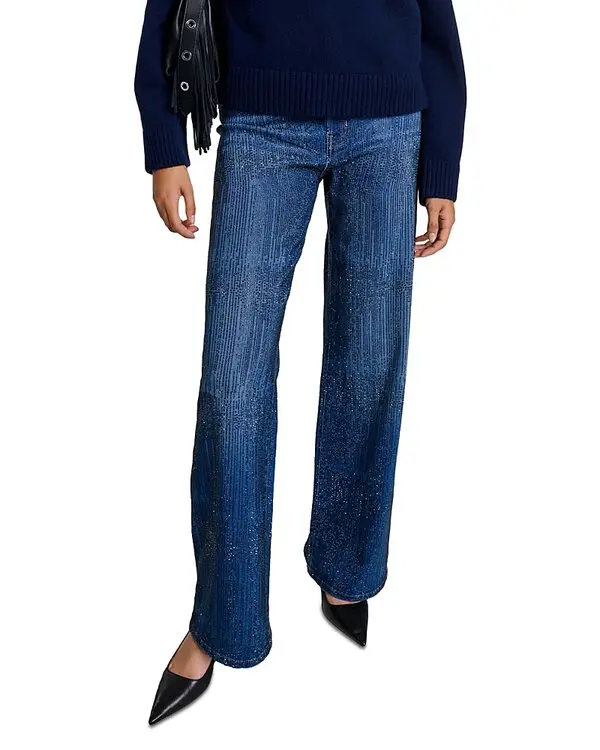 Jean MAJE Paco Boot-cut Taille 36fr Bleu - Occasion Très Bon état