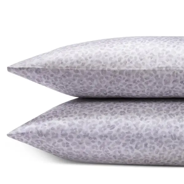 SKY Leopard Sateen Sheet Set Exclusive - Grey/leopard