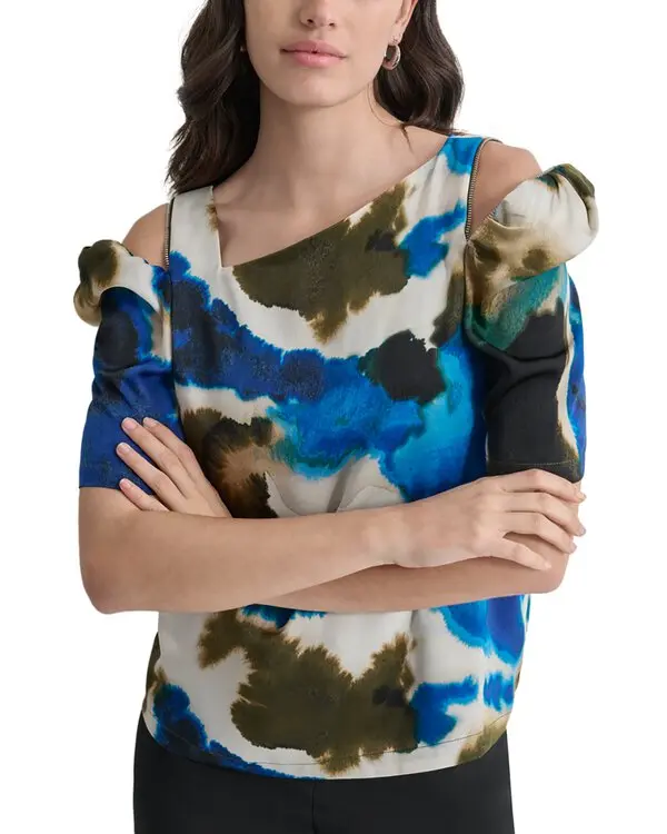 Dkny Puff Sleeve Top