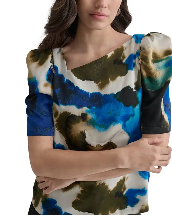 Dkny Puff Sleeve Top