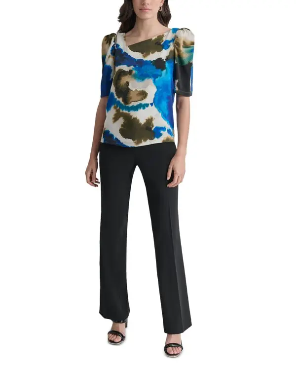 Dkny Puff Sleeve Top