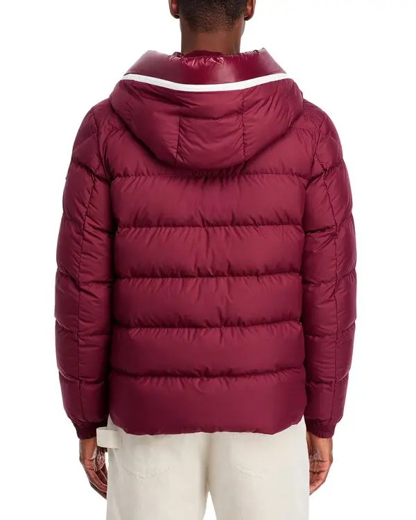 Moncler Cardere Zip Front Jacket - Medium Red