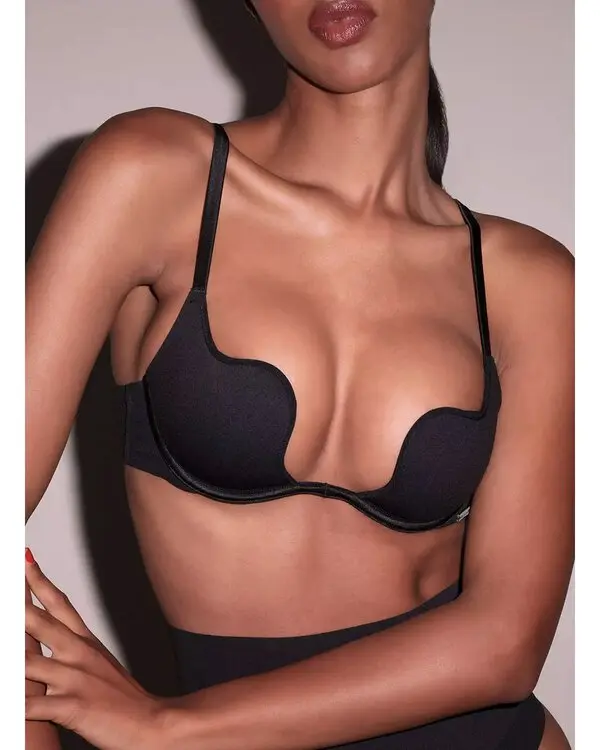 FLEUR DU MAL Le Stretch Micro U Plunge Bra - Black