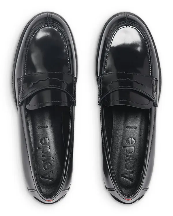 AeydĒ Oscar Penny Loafers - Black