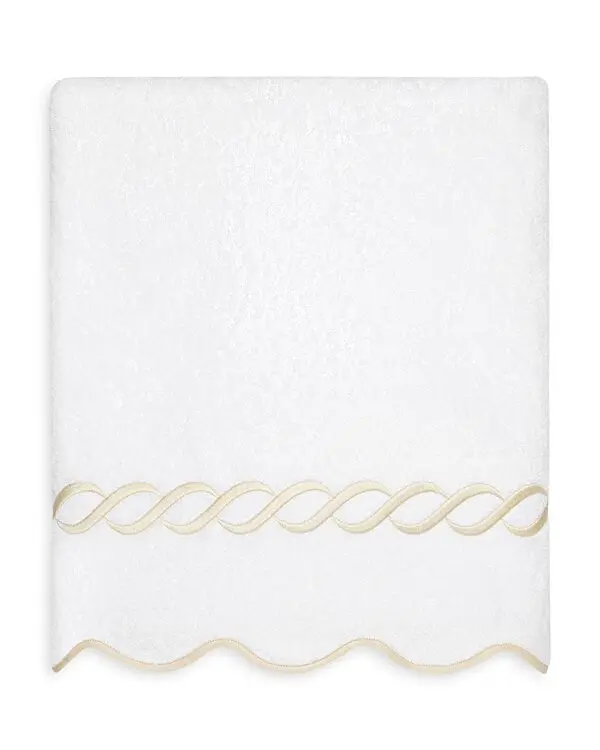 PRATESI Treccia Bath Towel - White/beige