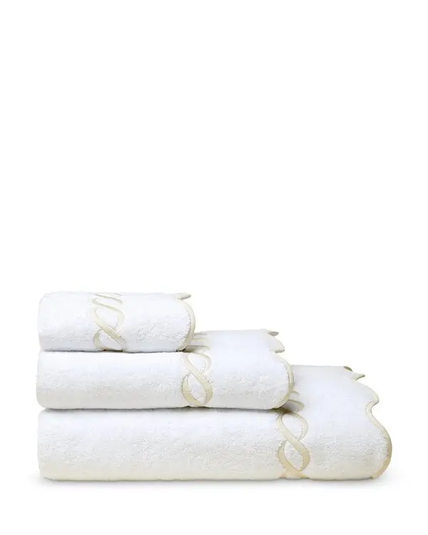 PRATESI Treccia Bath Towel - White/beige