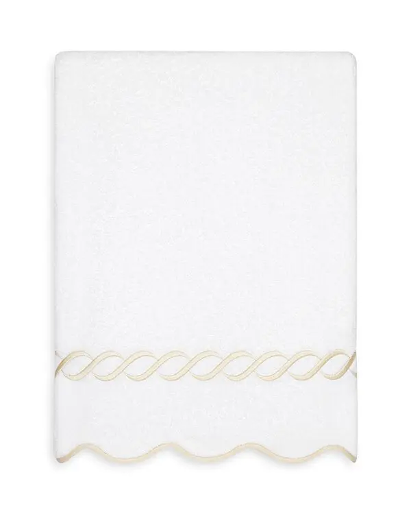 PRATESI Treccia Bath Sheet - White/beige