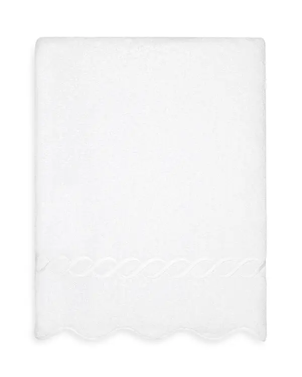 PRATESI Treccia Bath Sheet - White/white