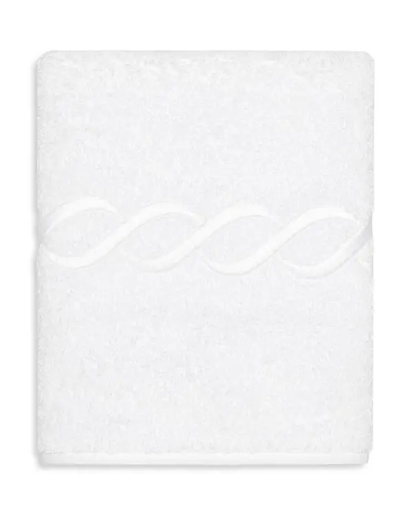 PRATESI Treccia Moderno Washcloth - White/white