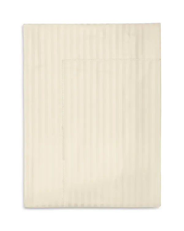 PRATESI Raso Rigato Flat Sheet, Full Queen - Beige
