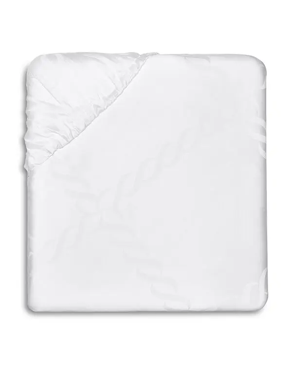PRATESI Ori Treccia Fitted Sheet, Queen - White