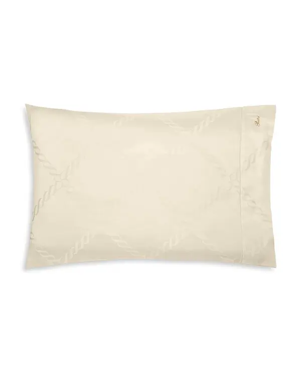 PRATESI Ori Treccia Standard Pillowcase Set - Beige