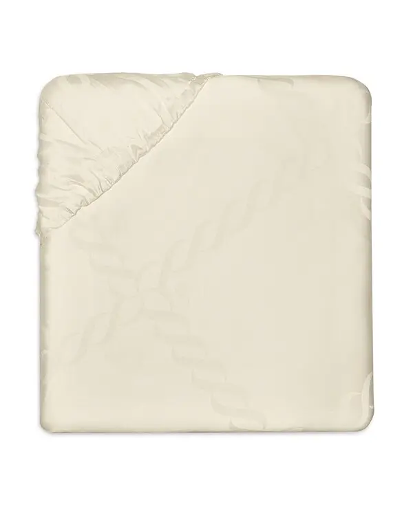 PRATESI Ori Treccia Fitted Sheet, California King - Beige
