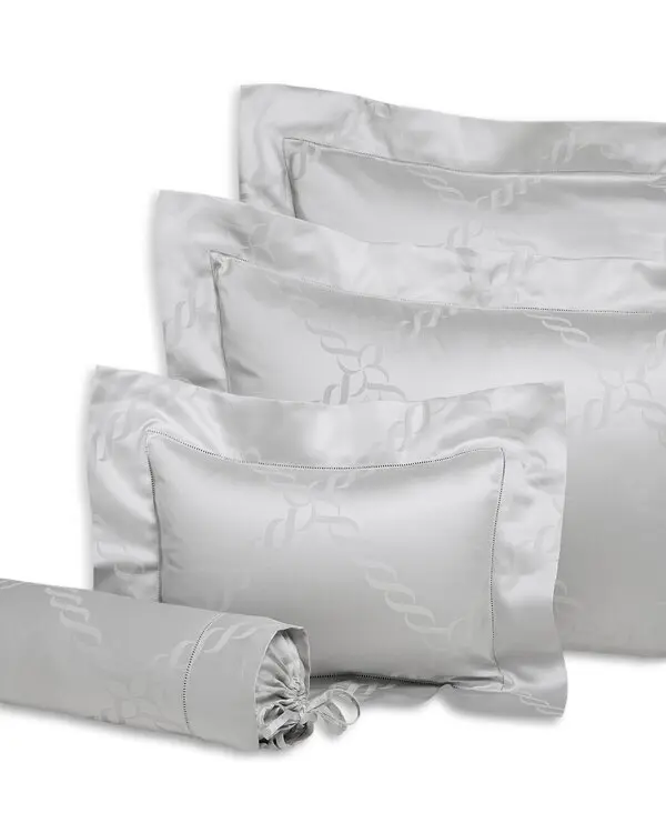 PRATESI Ori Treccia Fitted Sheet, California King - Sterling