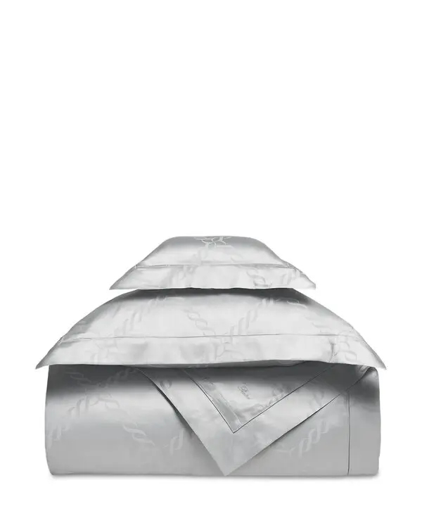 PRATESI Ori Treccia Fitted Sheet, California King - Sterling