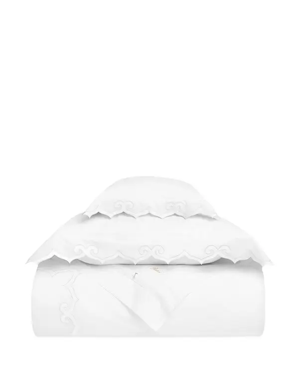 PRATESI Marrakesh Standard Pillowcase Set - White/white