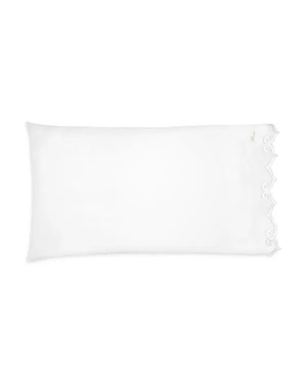 PRATESI Marrakesh Standard Pillowcase Set - White/white