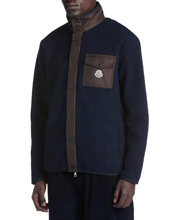 Moncler Teddy Fleece Zip-up Cardigan