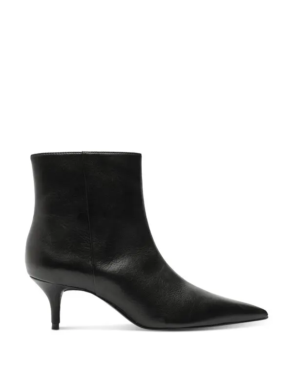 Schutz Mikki Mid Booties - Black