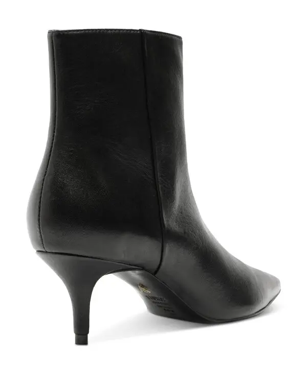 Schutz Mikki Mid Booties - Black