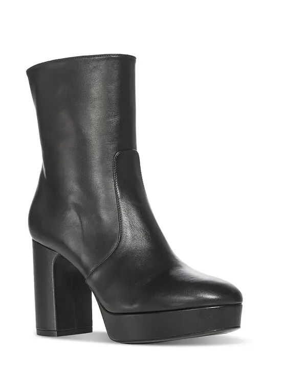 STUART WEITZMAN Dayna Platform Booties - Black